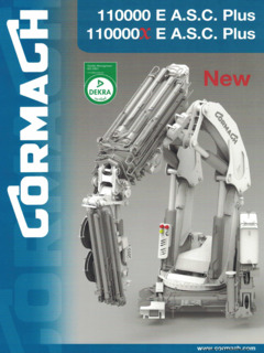 Articulating Knuckle Boom Cranes Cormach 110000 E8 ASC Plus ...