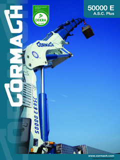 Cormach 50000 E9 Specifications CraneMarket
