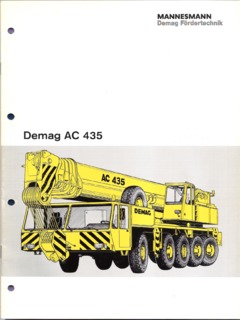 Demag AC 435 Specifications CraneMarket
