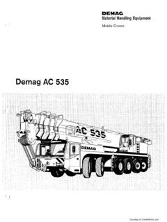 CraneMarket specifications