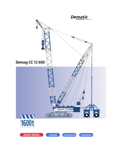 Demag CC 12600 Specifications CraneMarket