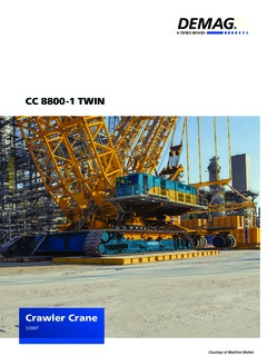 Demag CC 8800-1 TWIN Specifications CraneMarket