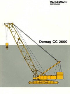 Demag CC 2600 Specifications CraneMarket