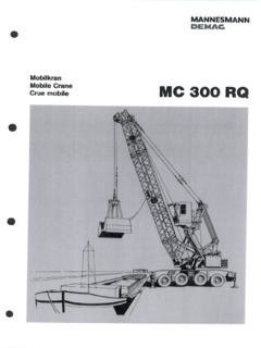 Demag MC 300 RQ Specifications CraneMarket