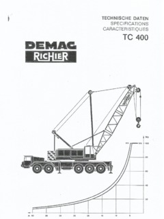 Demag TC 4000 Specifications CraneMarket