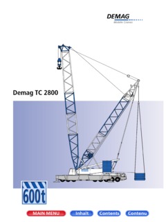 Truck Cranes Lattice Boom Demag Specifications CraneMarket