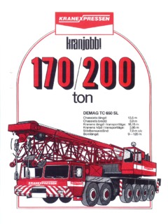 Truck Cranes Demag Specifications CraneMarket