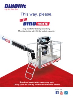 Boom Lifts-Articulating DINOlift Specifications CraneMarket