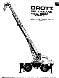 Drott Specifications CraneMarket