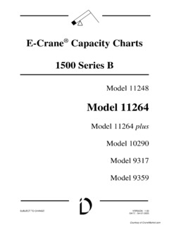 E-Crane 11264 Specifications CraneMarket