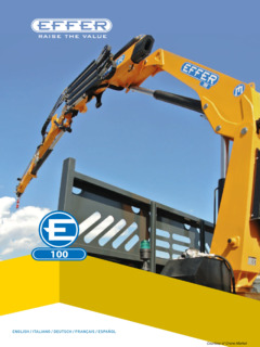 Effer 100 3S Specifications CraneMarket