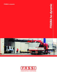 Fassi F110 Series Specifications CraneMarket