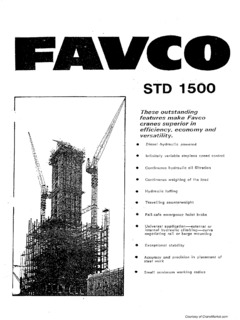 Favelle Favco Specifications CraneMarket