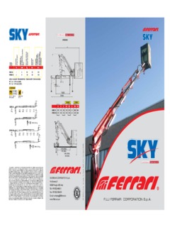 Truck Mounted Ferrari Specifications CraneMarket