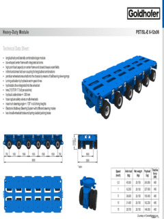 Goldhofer PST/SL-E 6-12x06 Specifications CraneMarket