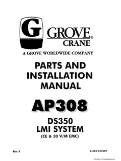 AP308 Specifications CraneMarket