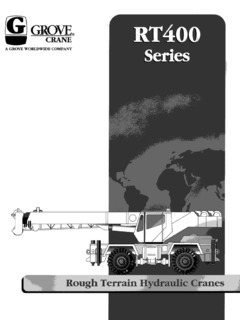 RT400 Specifications CraneMarket