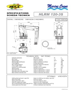 Heila Specifications CraneMarket