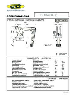 Heila Specifications CraneMarket