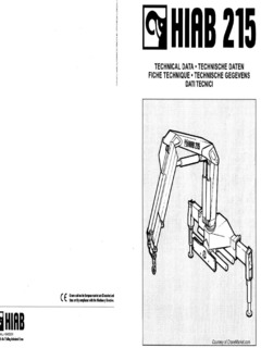 Articulating Knuckle Boom Cranes Hiab Specifications CraneMarket