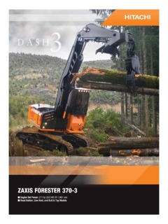 Hitachi Construction Machinery ZX370F-3 Specifications CraneMarket