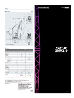 HSC Cranes SCX800A-3 Specifications CraneMarket