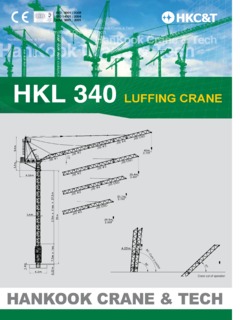 Tower Cranes HKTC Specifications CraneMarket