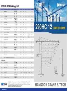 HKTC 290HC 12 Specifications CraneMarket