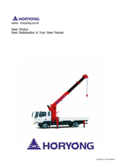 Horyong Specifications CraneMarket