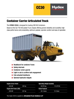 Container Handlers Specifications CraneMarket