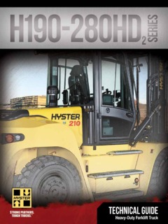 Forklifts Hyster Specifications CraneMarket