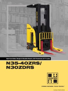 Narrow-Aisle Hyster Specifications CraneMarket