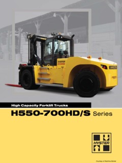 Hyster H700HDS Specifications CraneMarket