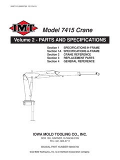 Articulating Knuckle Boom Cranes IMT 7415 Specifications CraneMarket