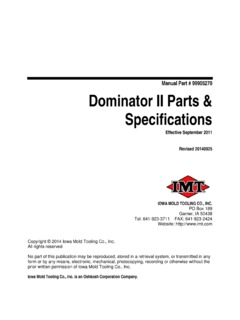 IMT Dominator II Specifications CraneMarket