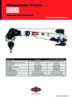 Service Cranes IMT Specifications CraneMarket