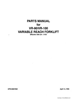 Ingersoll Rand VR-100 Specifications CraneMarket