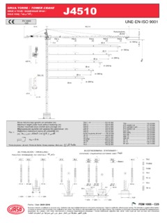 Jaso J4510 Specifications CraneMarket