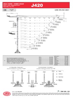 Tower Cranes Flat Top Jaso Specifications CraneMarket