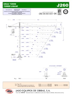 Tower Cranes Jaso Specifications CraneMarket