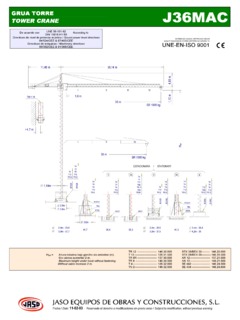 Tower Cranes Jaso J36MAC Specifications CraneMarket