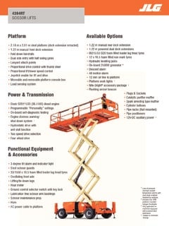 Scissor Lifts JLG Specifications CraneMarket