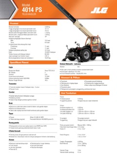 Telehandlers JLG 4014PS Specifications CraneMarket
