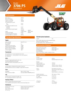 Telehandlers JLG Specifications CraneMarket