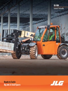 JLG G5-18A Specifications CraneMarket
