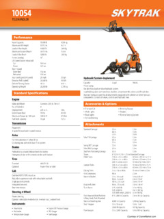 Telehandlers JLG 10054 Specifications CraneMarket