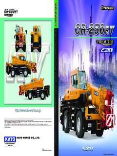 Kato Specifications CraneMarket