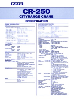All Terrain Cranes Kato Specifications CraneMarket