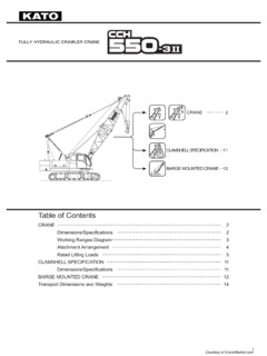 Kato Specifications CraneMarket
