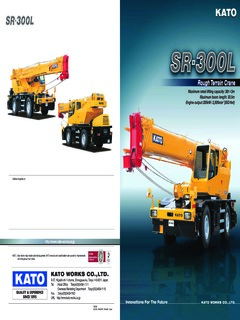 Kato SR-300L Specifications CraneMarket